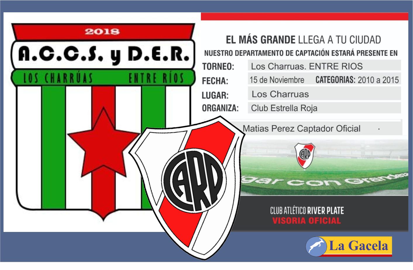 15 nov: River Plate busca talentos en cancha del Club Estrella Roja ...